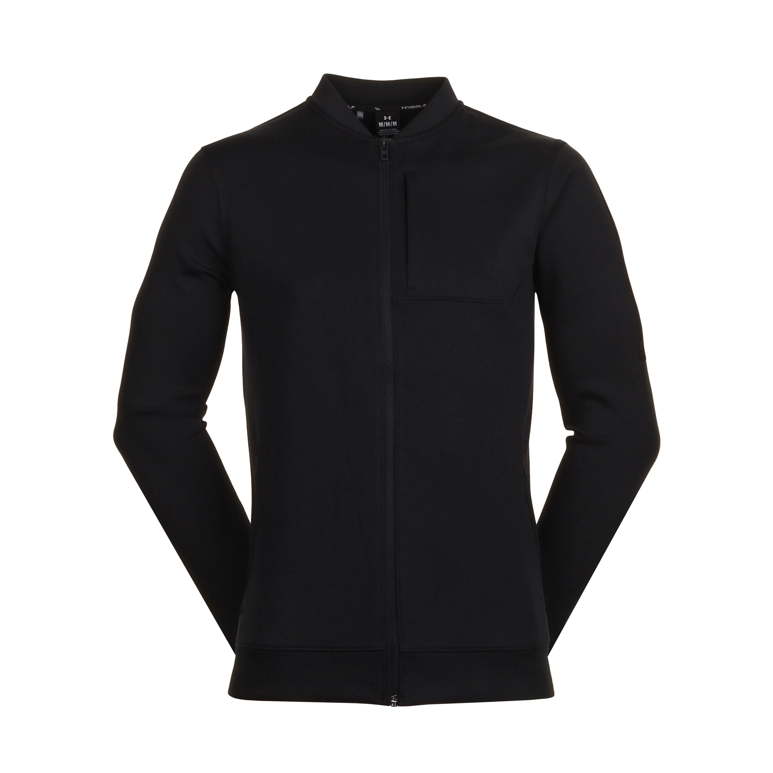 Under Armour Golf Tour Tips Full Zip Bomber 1383148 Black 001 & Function18