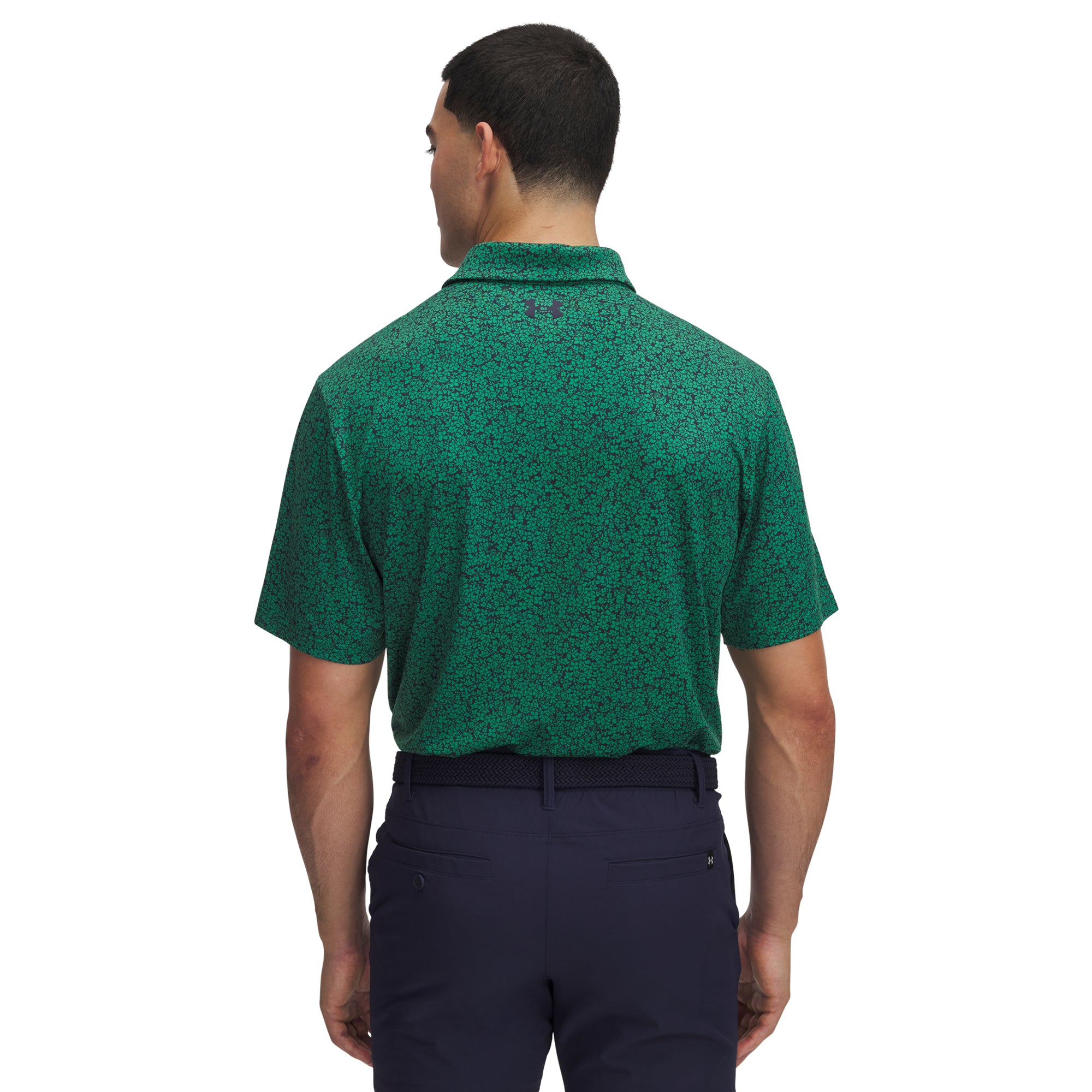 Kelly Green Golf Shirts Kelly Men's Colour Block Polo Shirt In Misty