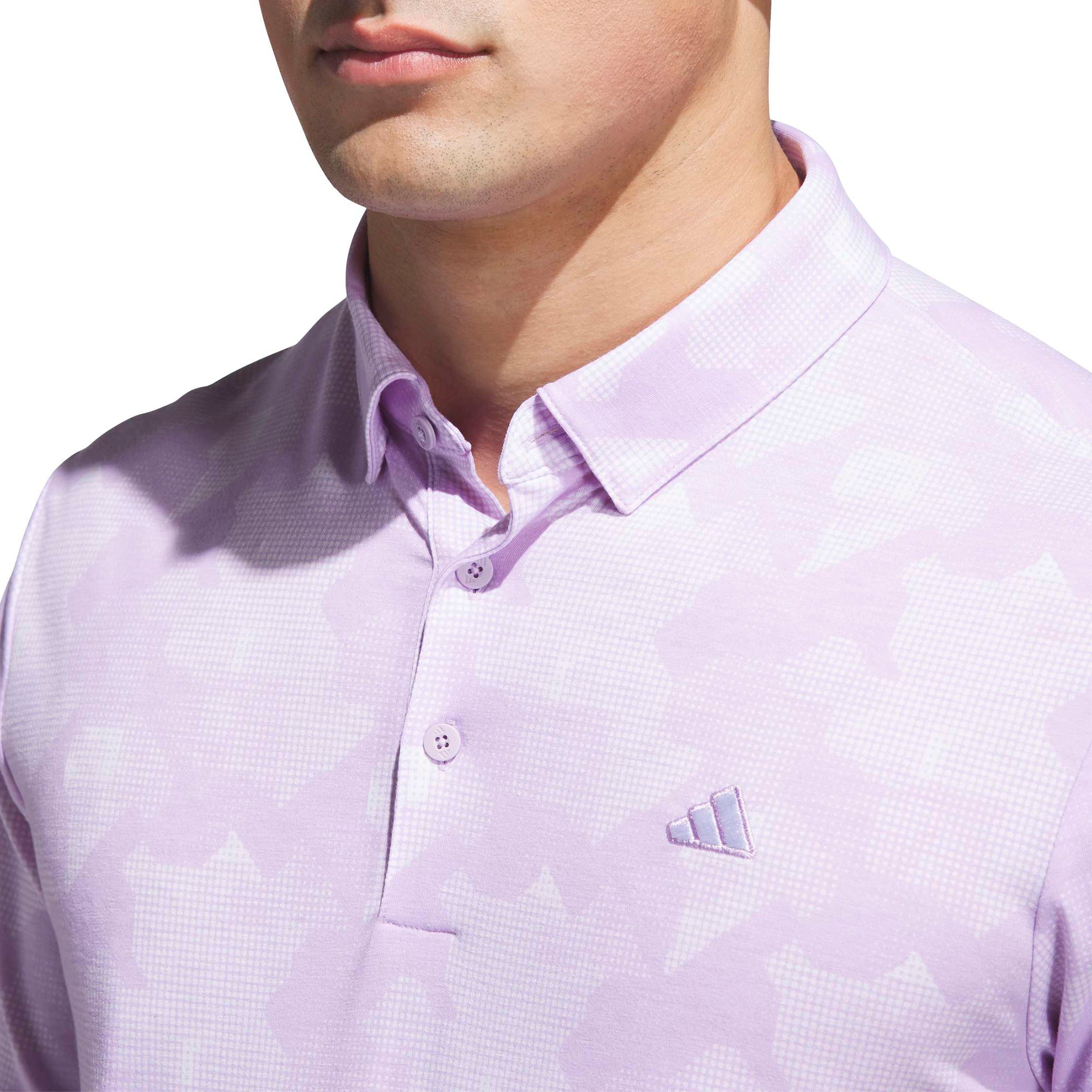adidas Golf Go-To Print Shirt - Powder Plum - JY1914 - Function18 ...