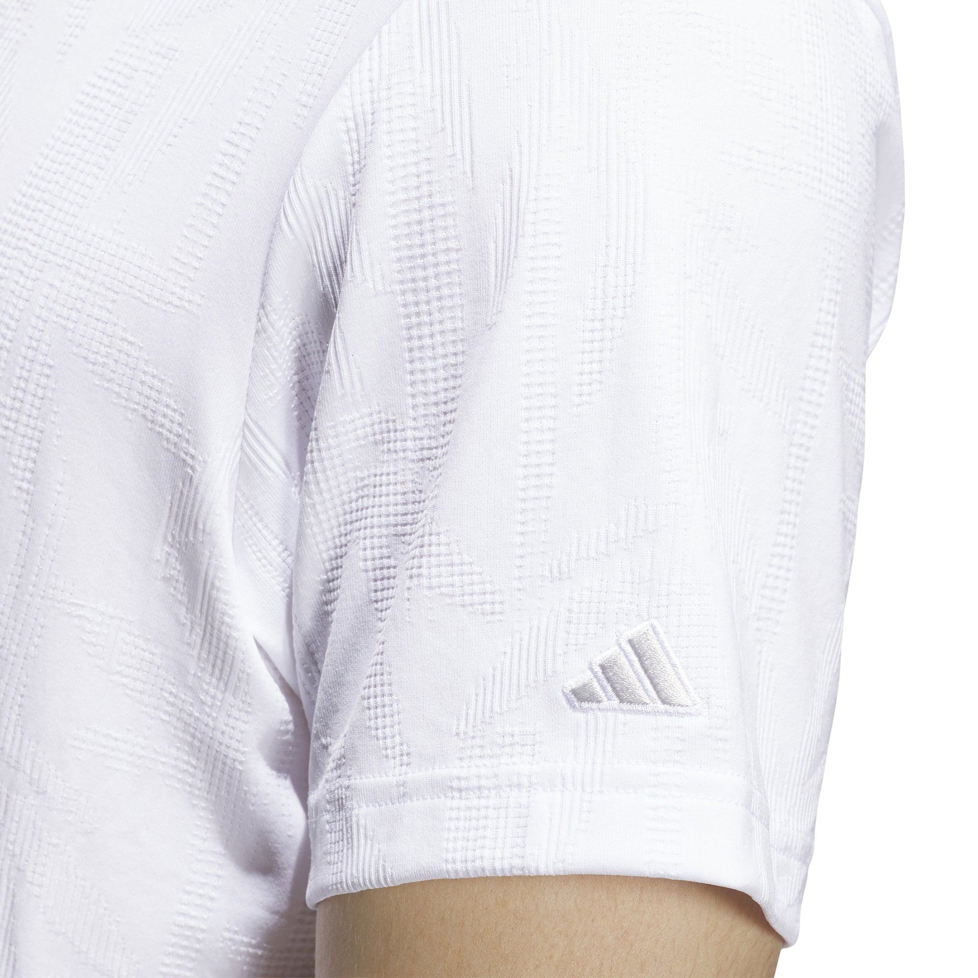adidas Golf Go-To Textured Shirt - White - JL7892 - Function18