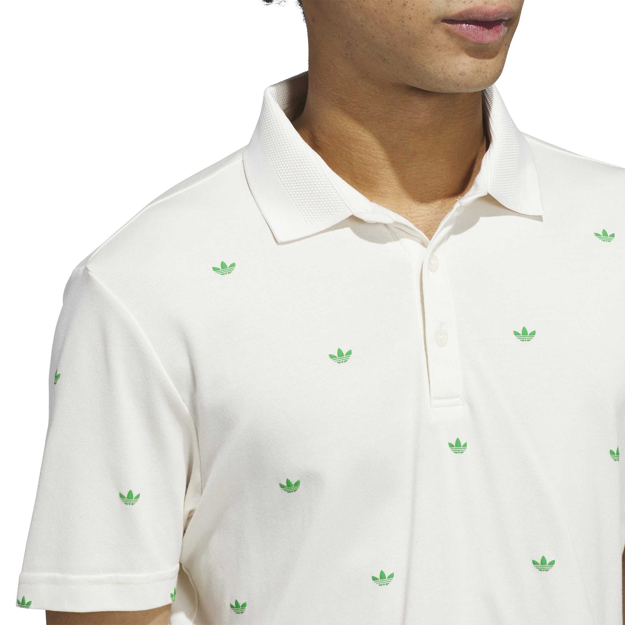 adidas Golf Originals Printed Trefoil Shirt - White - JX9624 ...