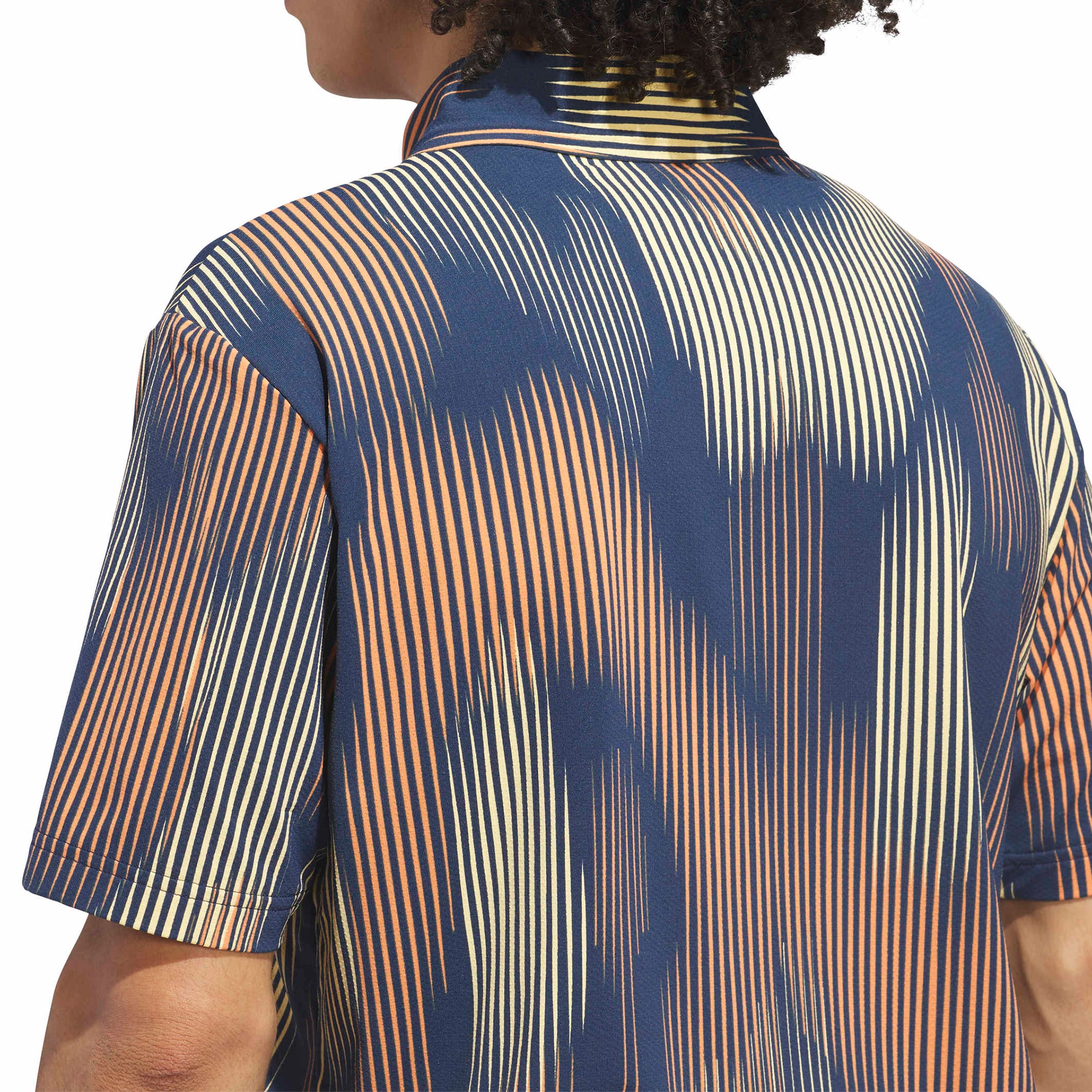 adidas Golf Tour Cool Feel Print Shirt - Semi Ice Tangerine - KG3021 ...