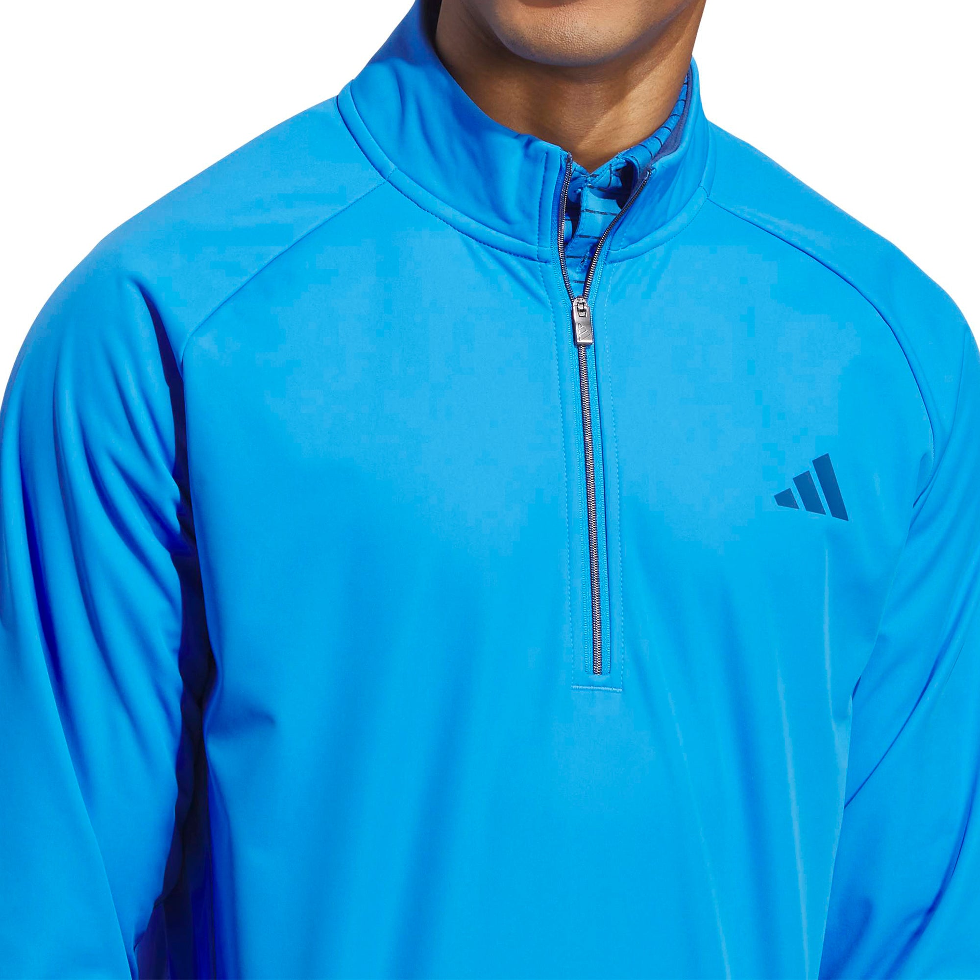 adidas Golf Ultimate365 DWR Wind 1/4 Zip - Lucid Ray Blue/Dusky Petrol ...