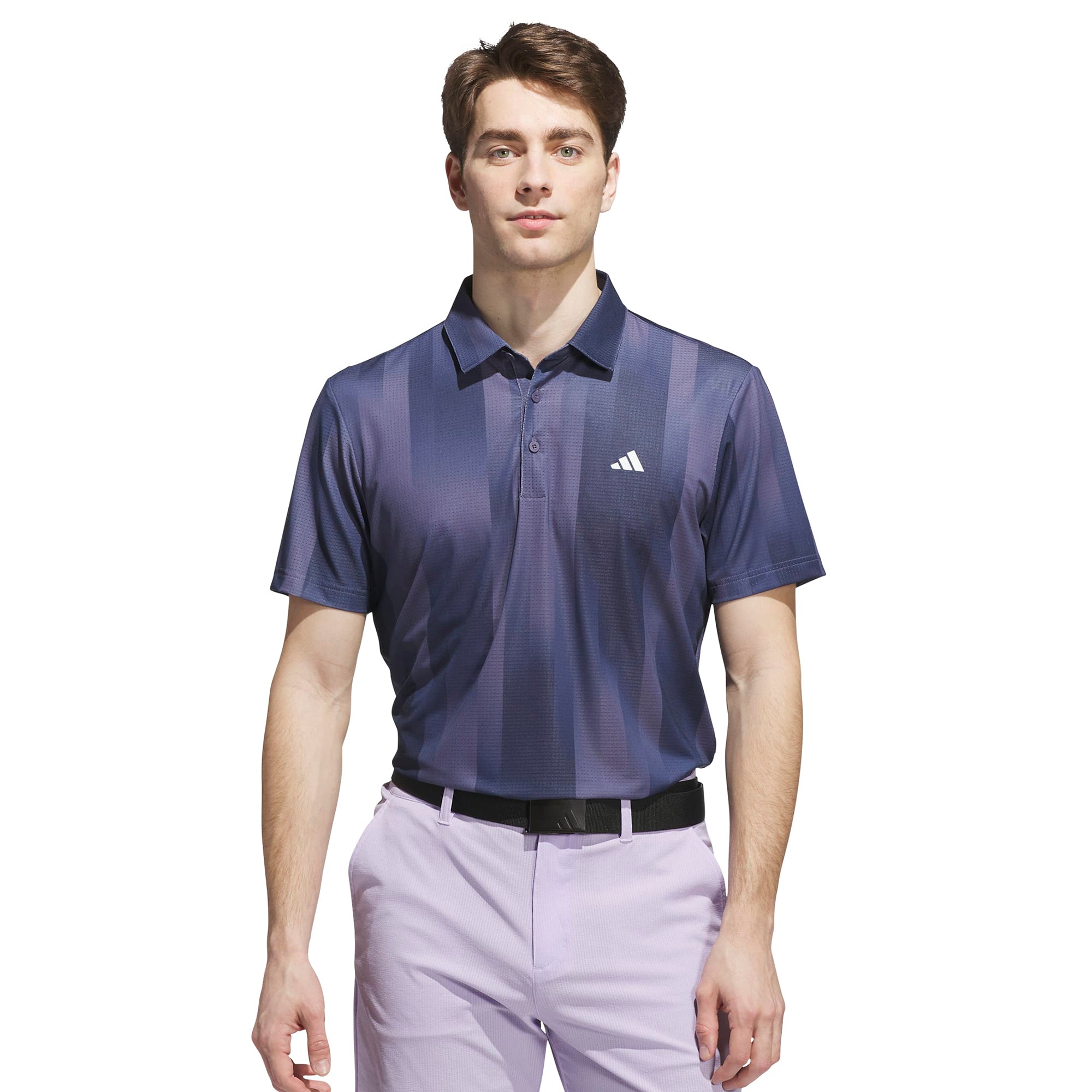 adidas Golf Ultimate365 Mesh Radiant Print Shirt - Preloved Violet ...