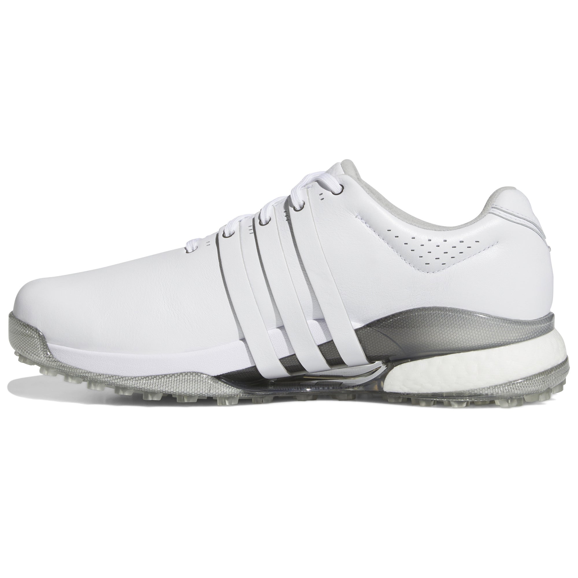 adidas Tour360 25 Spikeless WD Golf Shoes - White/Silver Metallic ...