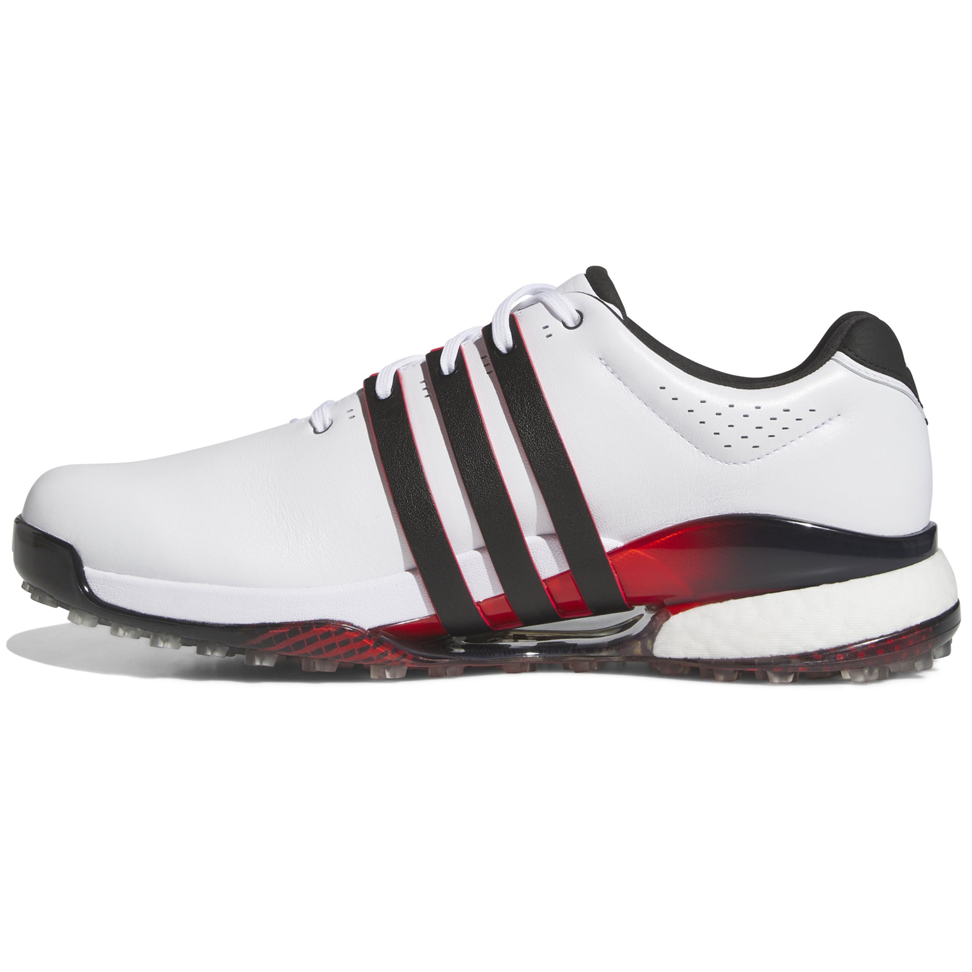 adidas Tour360 25 Spikeless WD Golf Shoes - White/Core Black/Lucid Red ...