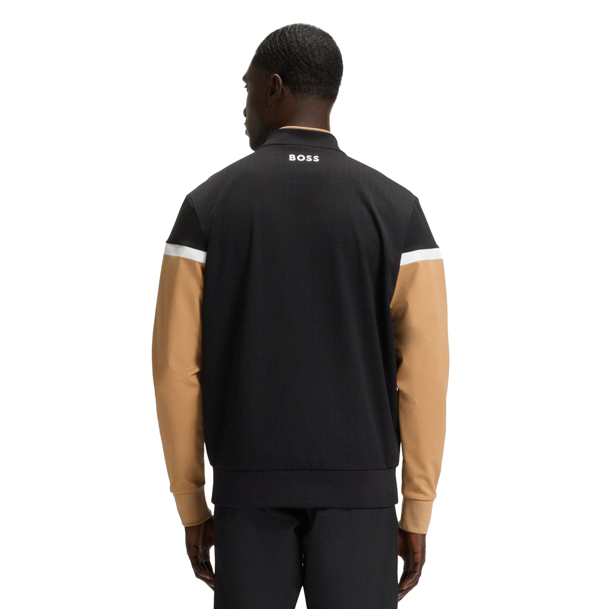 BOSS The Open 25 Softshell Full Zip Jacket - Black-001 - 50548932-001 ...
