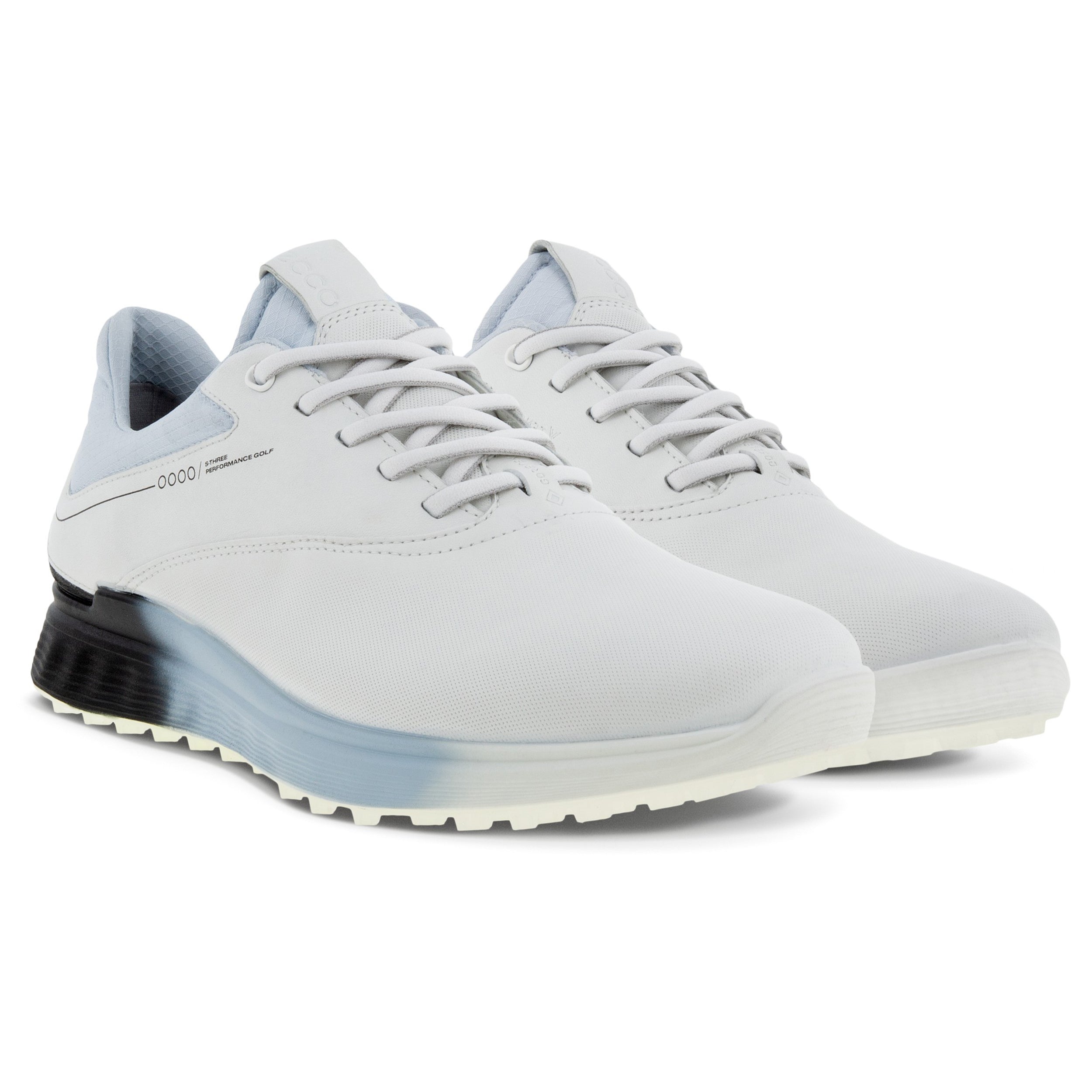 Ecco S-Three Gore-Tex Golf Shoes 102944 White Black Air 60613 ...
