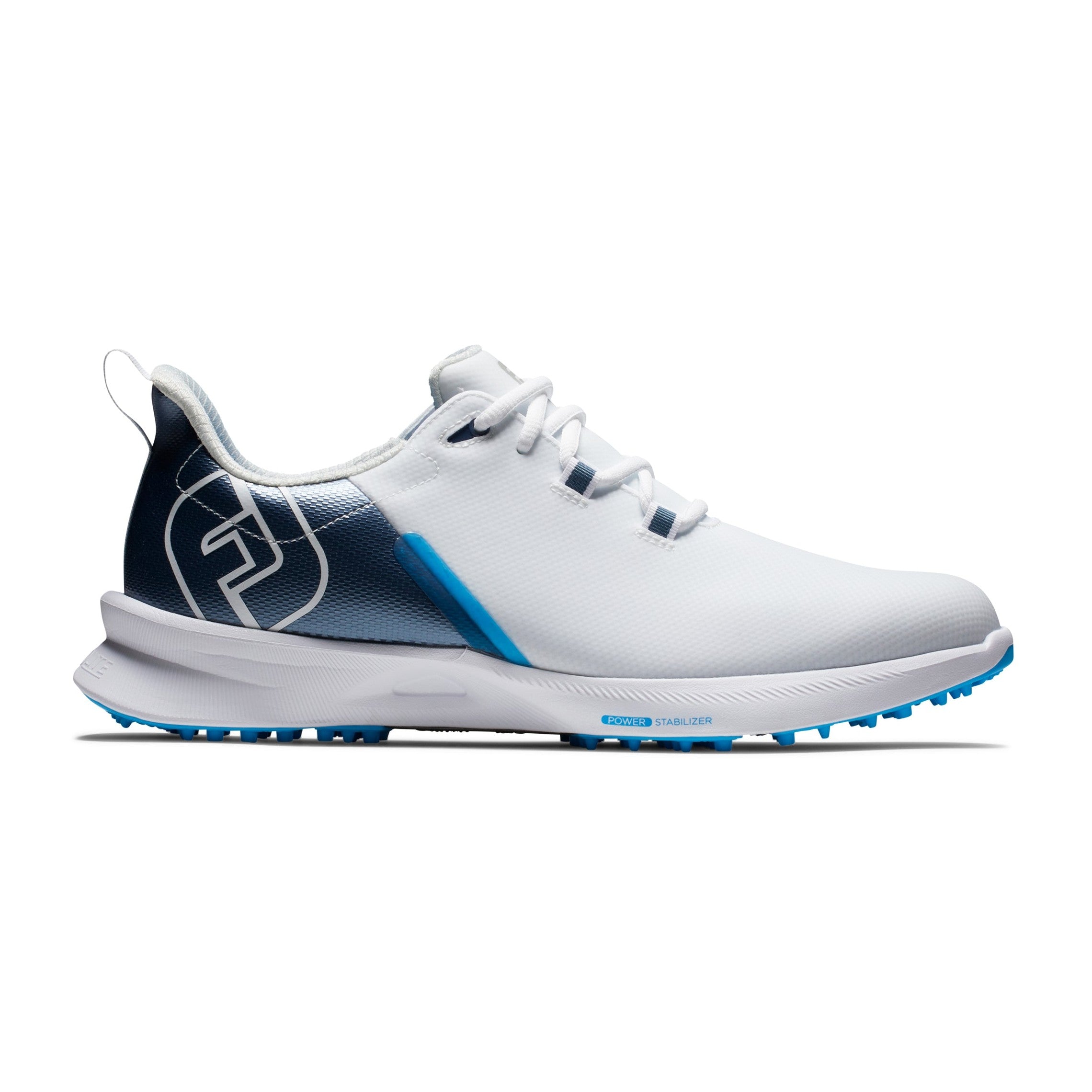 FootJoy FJ Fuel Sport Golf Shoes 55454 White Navy Blue | Function18