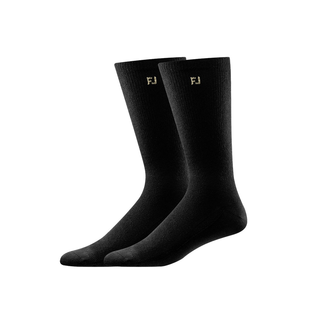 FootJoy ProDry Crew Golf Socks 2-Pack 17046H Black | Function18