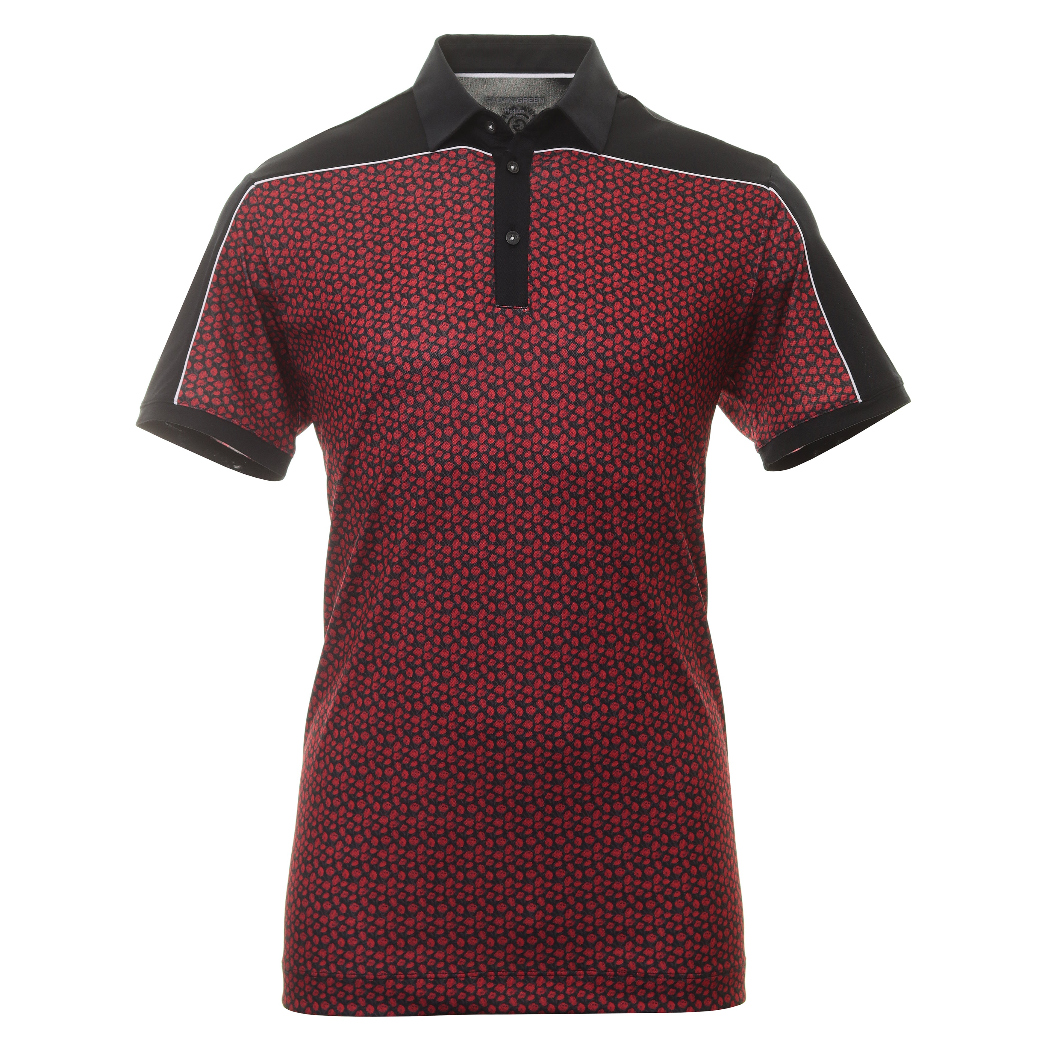 Galvin Green Millard Ventil8+ Golf Shirt G1373 Black Red White 72 ...