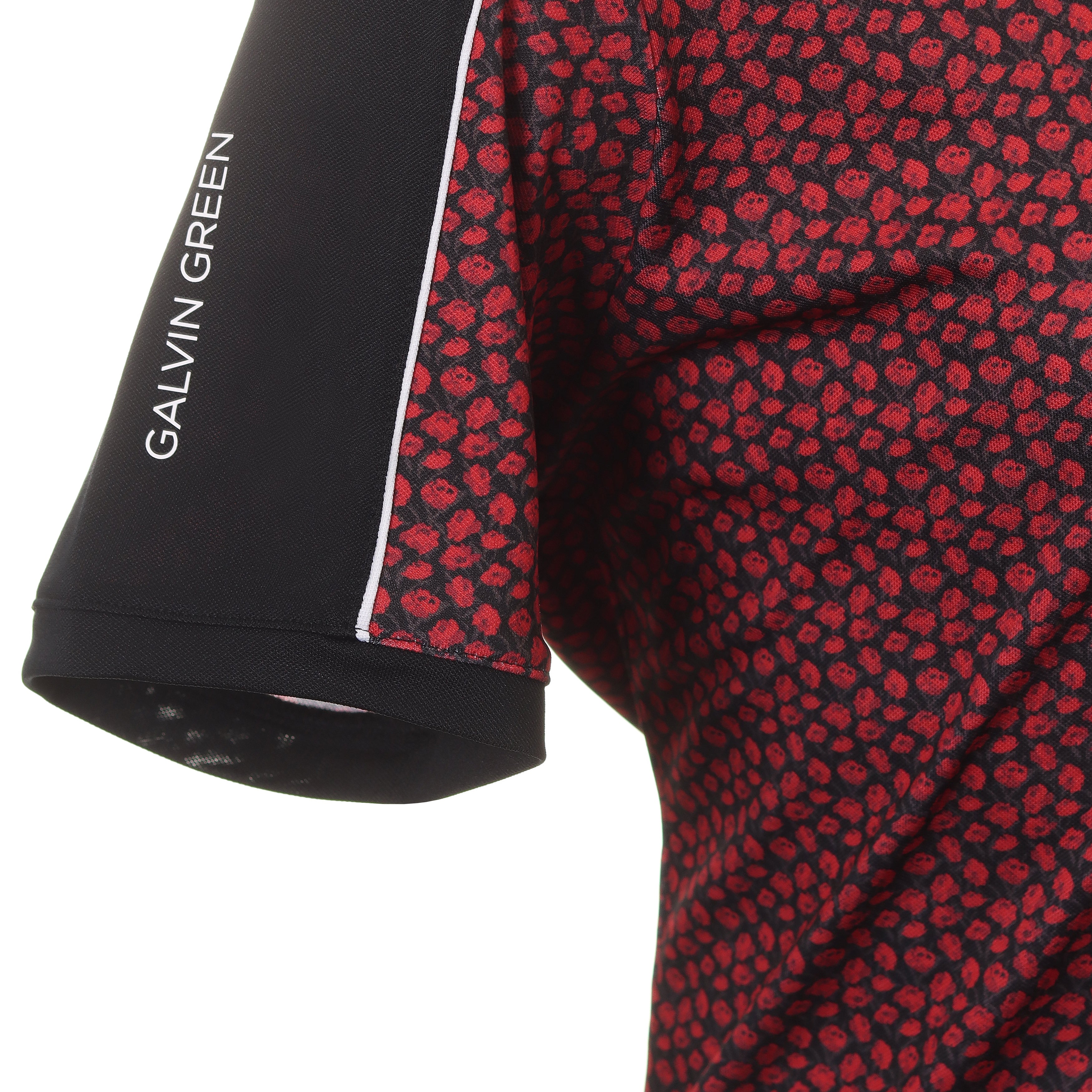 Galvin Green Millard Ventil8+ Golf Shirt G1373 Black Red White 72 ...