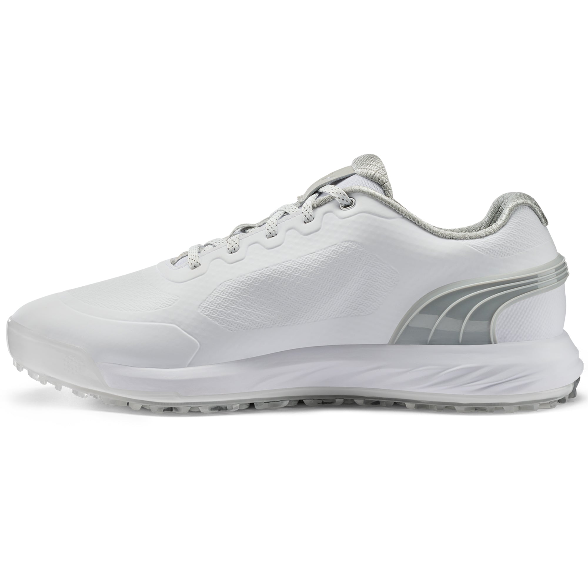 Puma Alphacat Nitro Golf Shoes 378692 Puma White High Rise Puma Silver ...