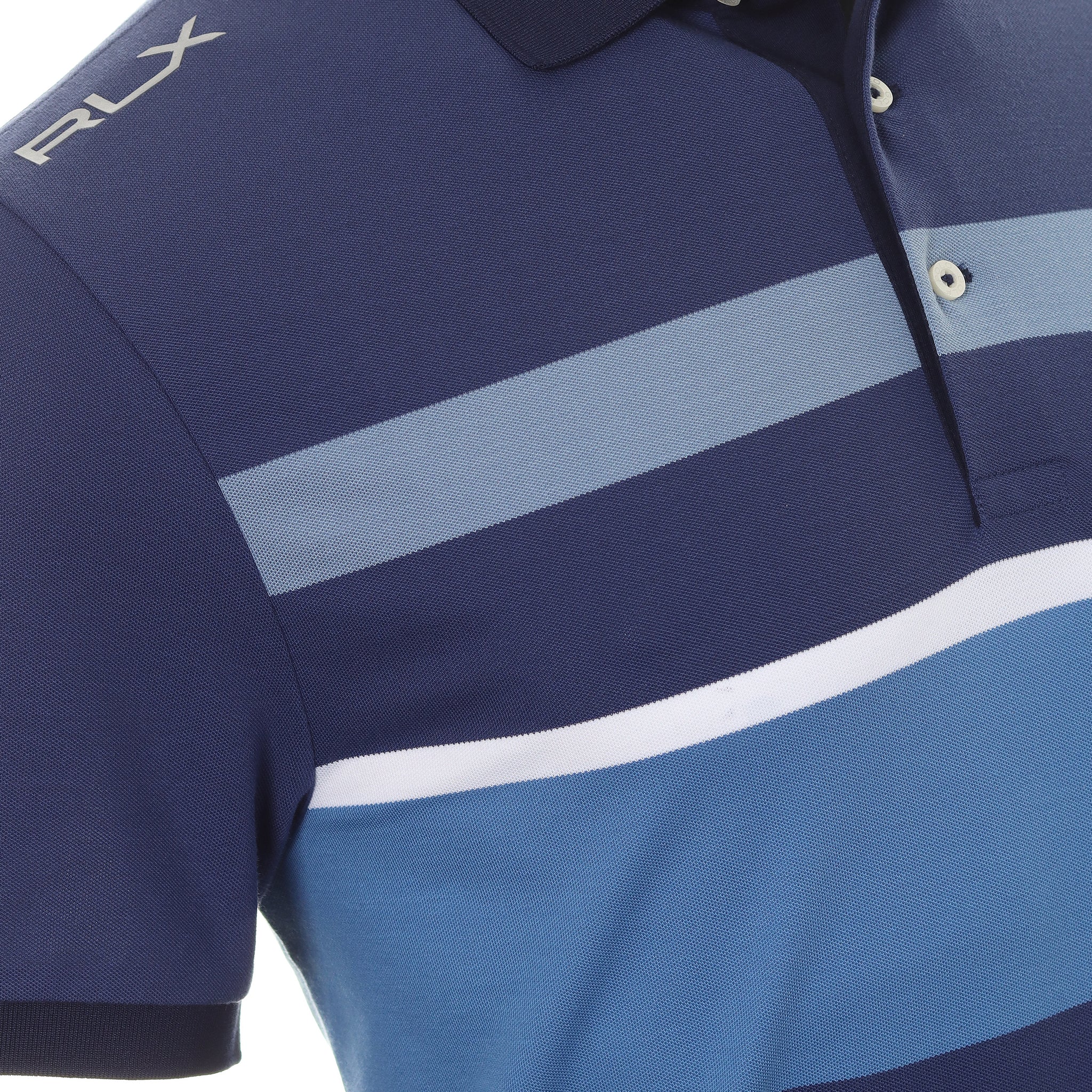 RLX Ralph Lauren Performance Pique Polo Shirt 785875220 French Navy ...