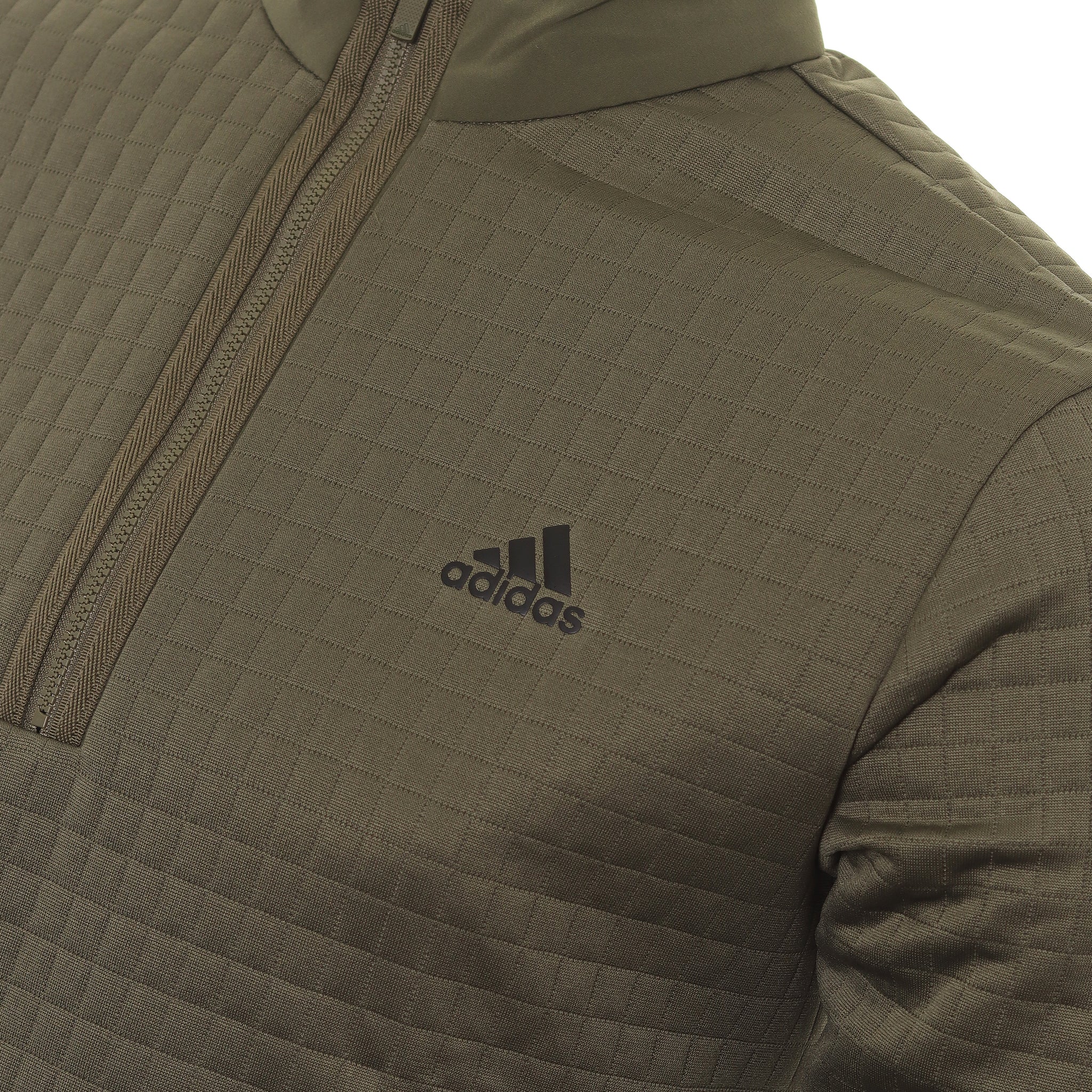 adidas Golf DWR LC 1/4 Zip HY3907 Olive Strata & Function18 | Restrictedgs