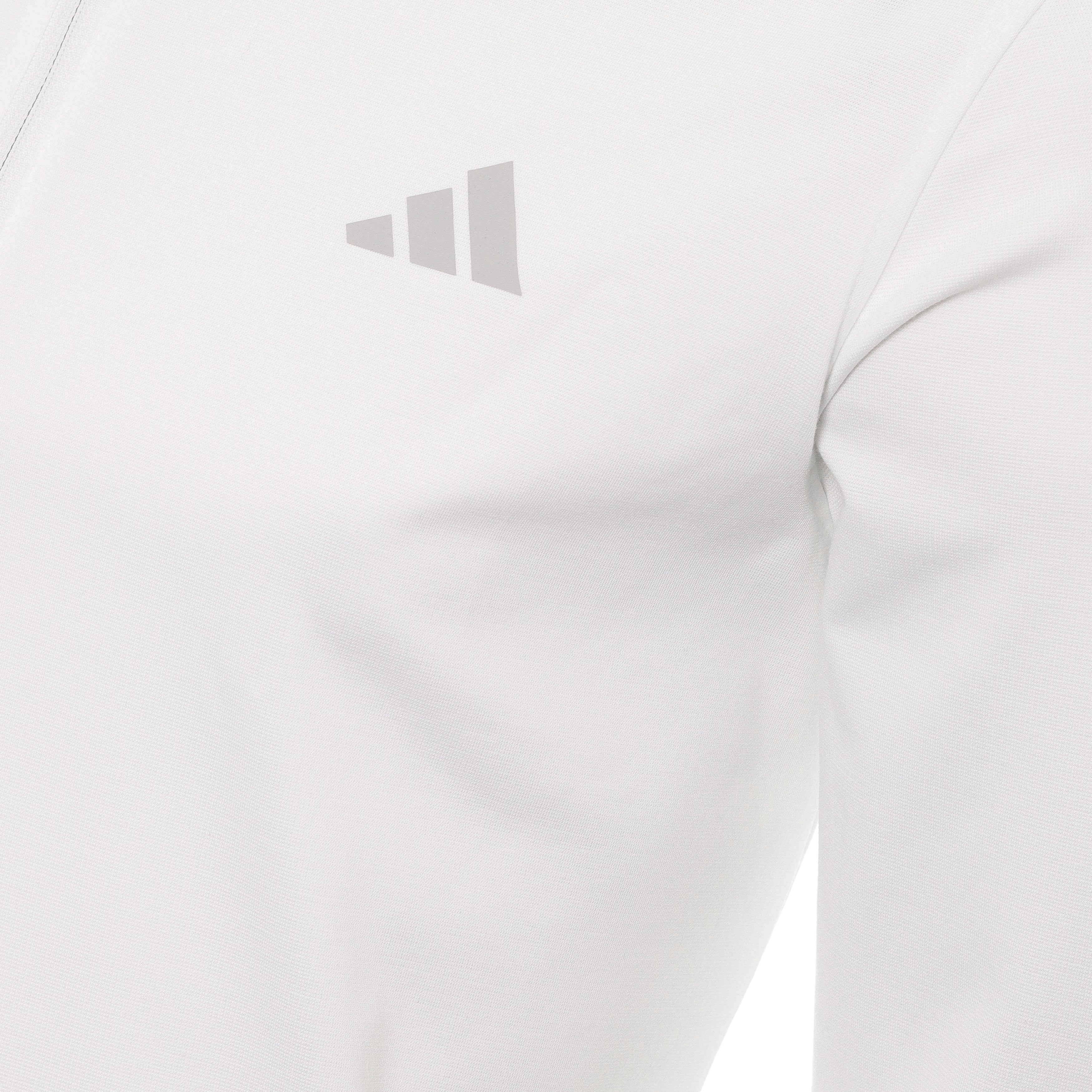 adidas Golf Elevated 1/4 Zip IB6113 White & Function18 | Restrictedgs