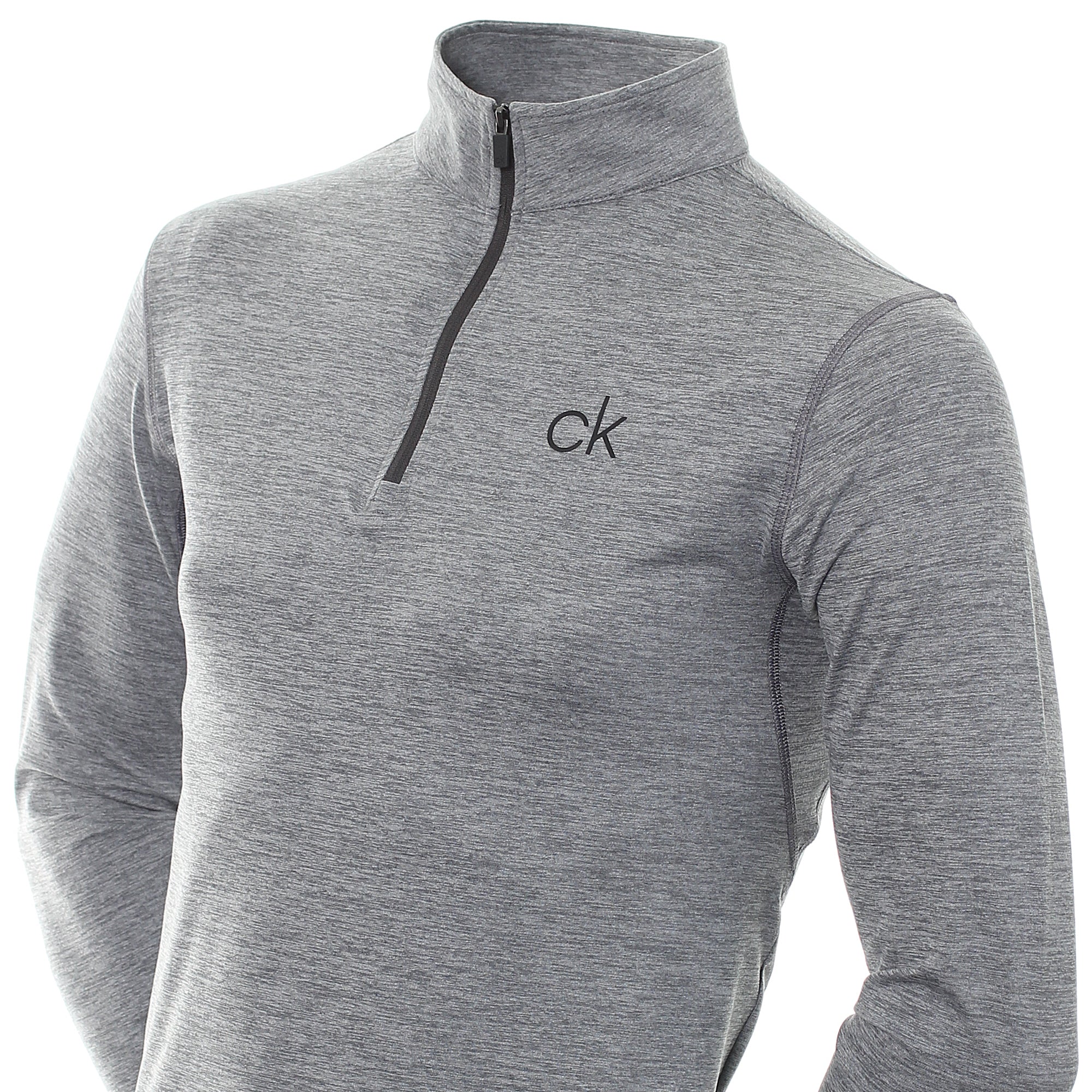 Calvin Klein Golf Newport Half Zip - Silver - C9355-Silver - Function18 ...