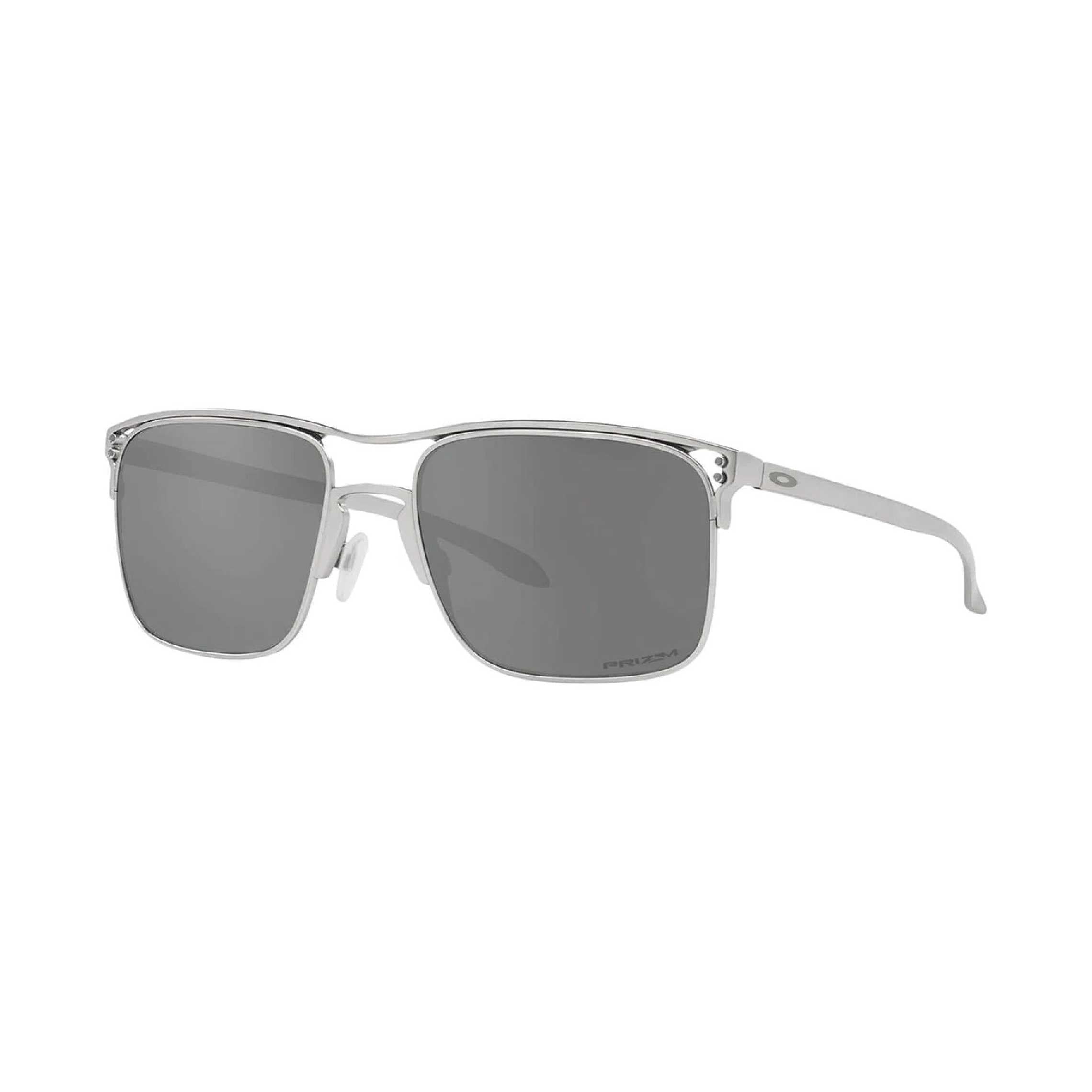 Oakley Holbrook Ti Sunglasses OO6048-01 Satin Chrome Prizm Black ...